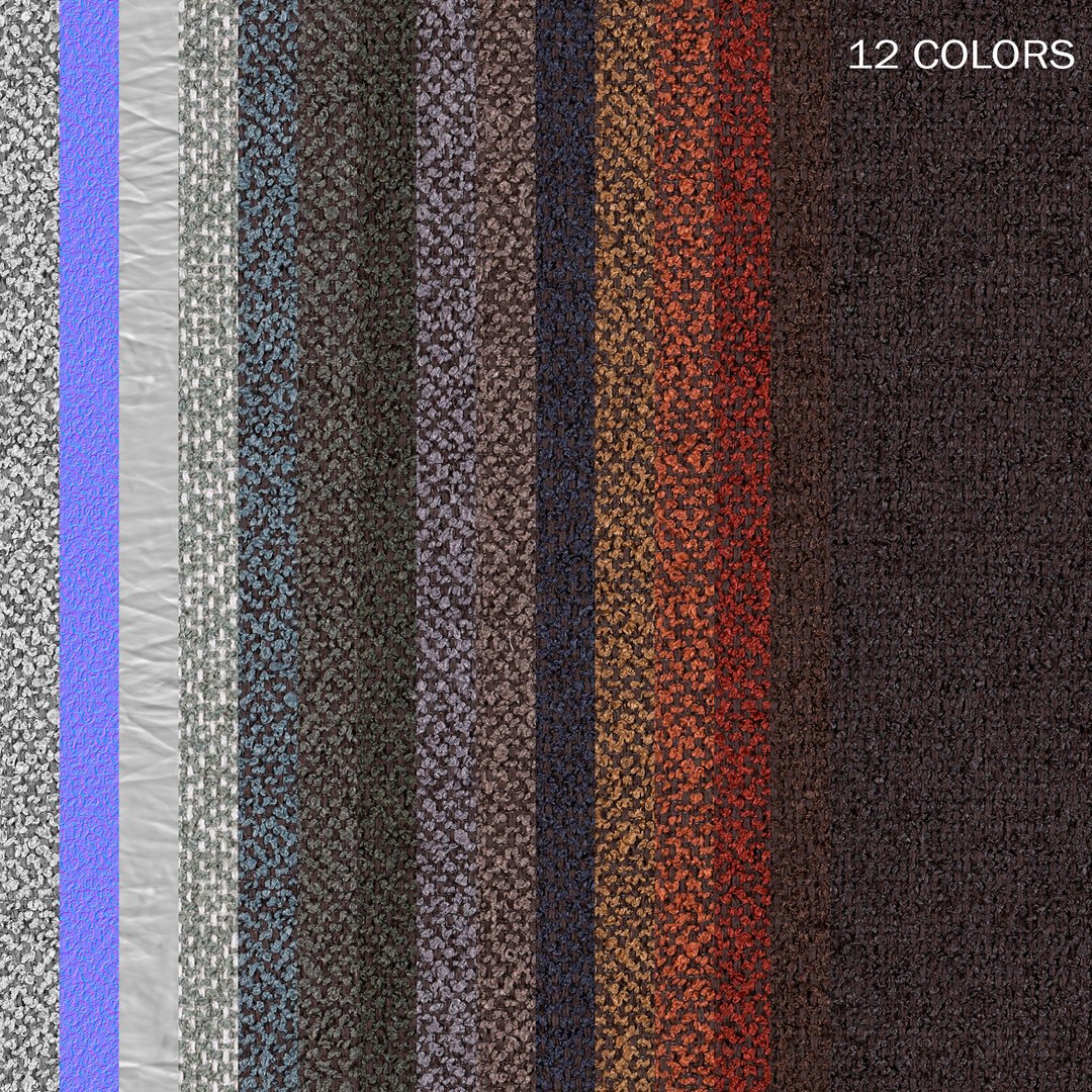 Keymer Textile Twister Collection Vol8 3D Model - TurboSquid 2209845