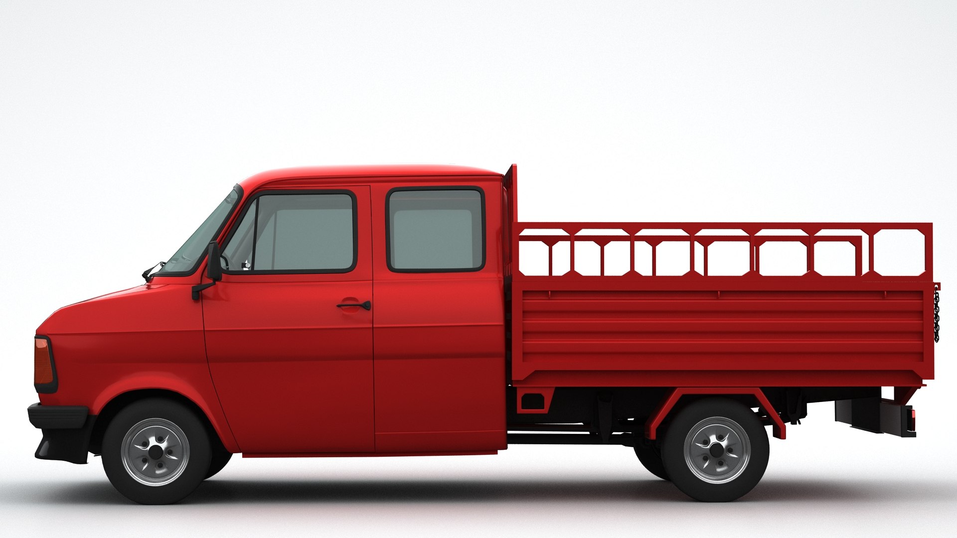 3D Ford Transit Mk2 Pick-Up Model - TurboSquid 2181867
