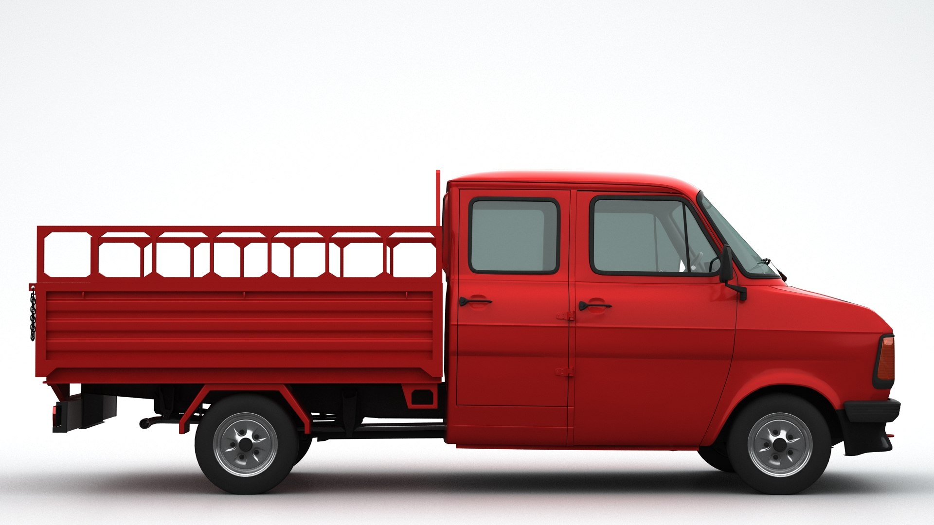 3D Ford Transit Mk2 Pick-Up Model - TurboSquid 2181867