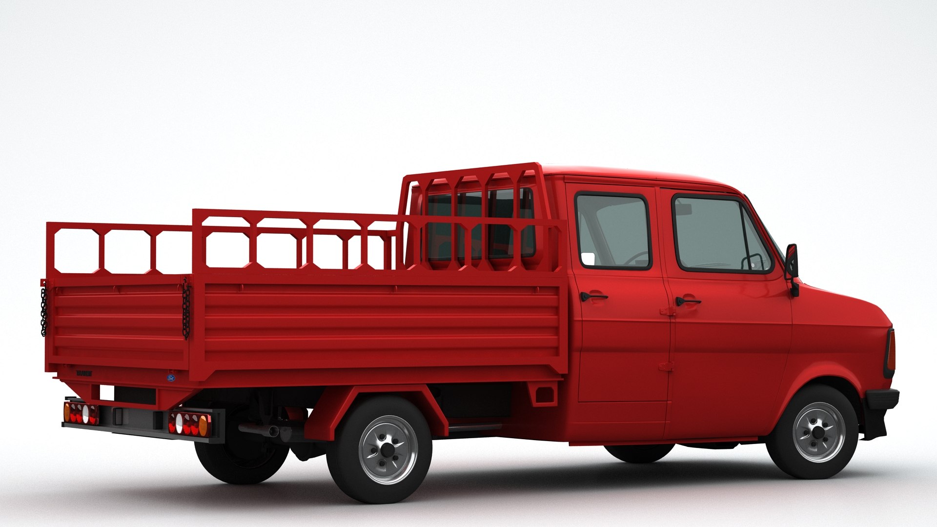 3D Ford Transit Mk2 Pick-Up Model - TurboSquid 2181867