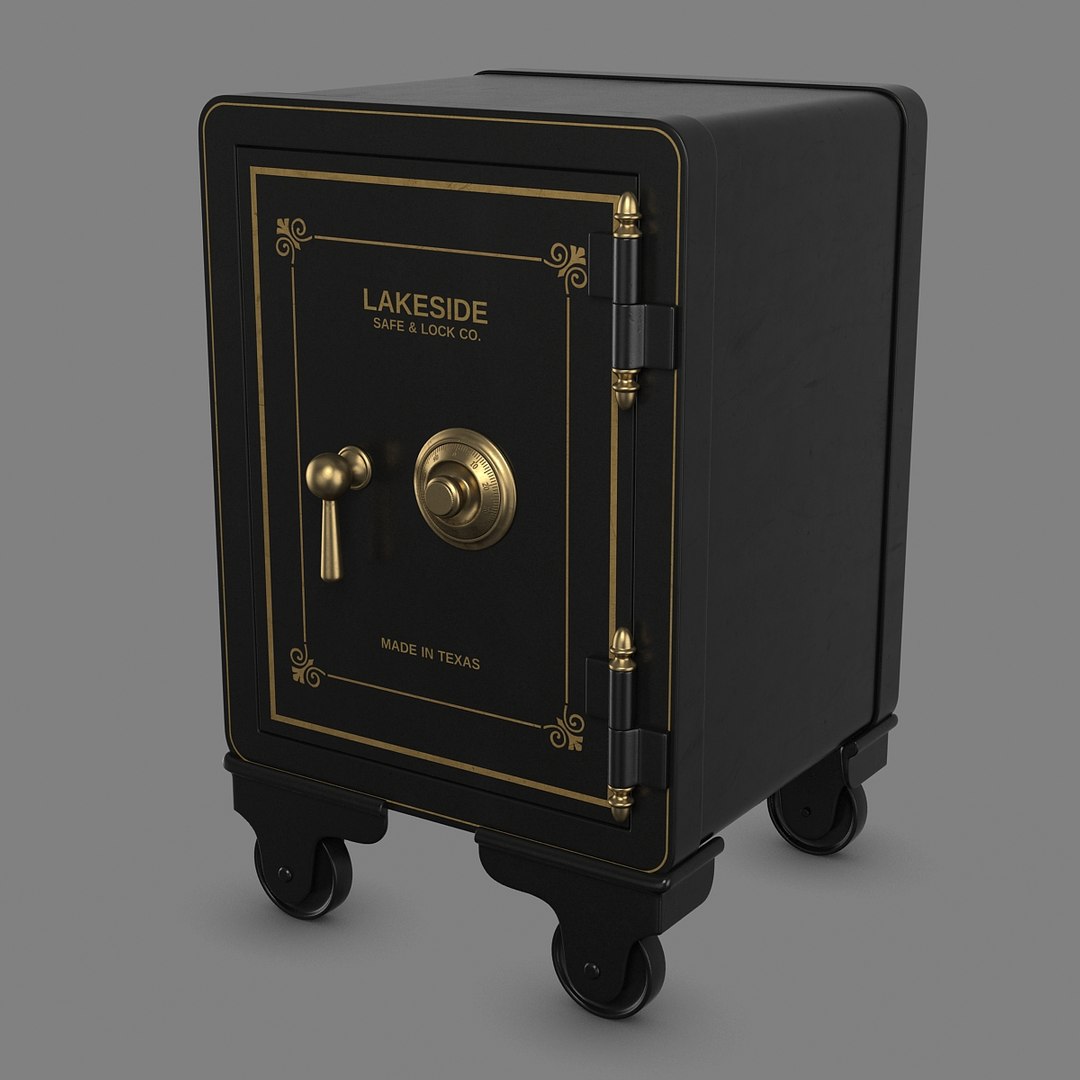 Old Safe 3D Model - TurboSquid 1173907