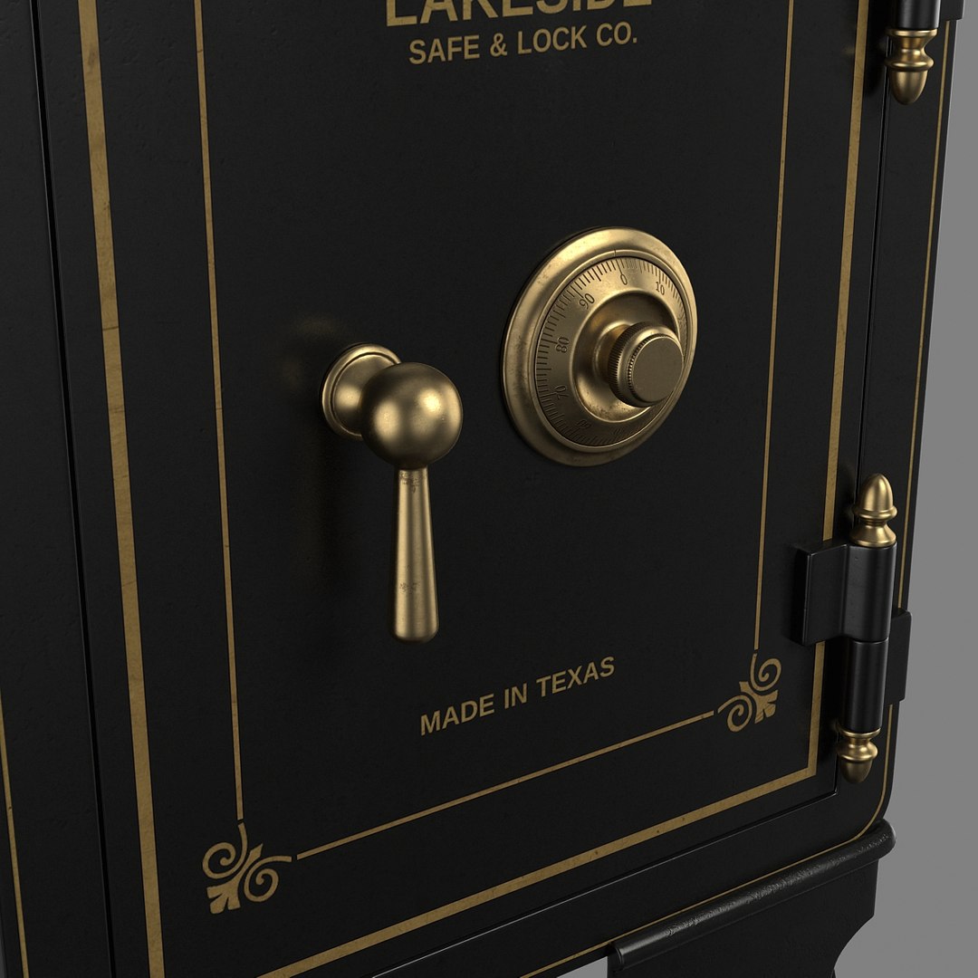 Old Safe 3D Model - TurboSquid 1173907