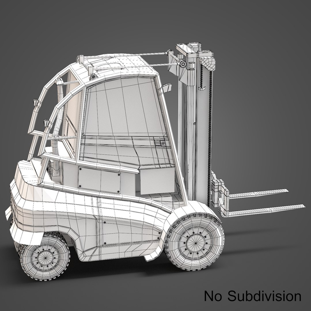 3d Model Forklift Lift Fork