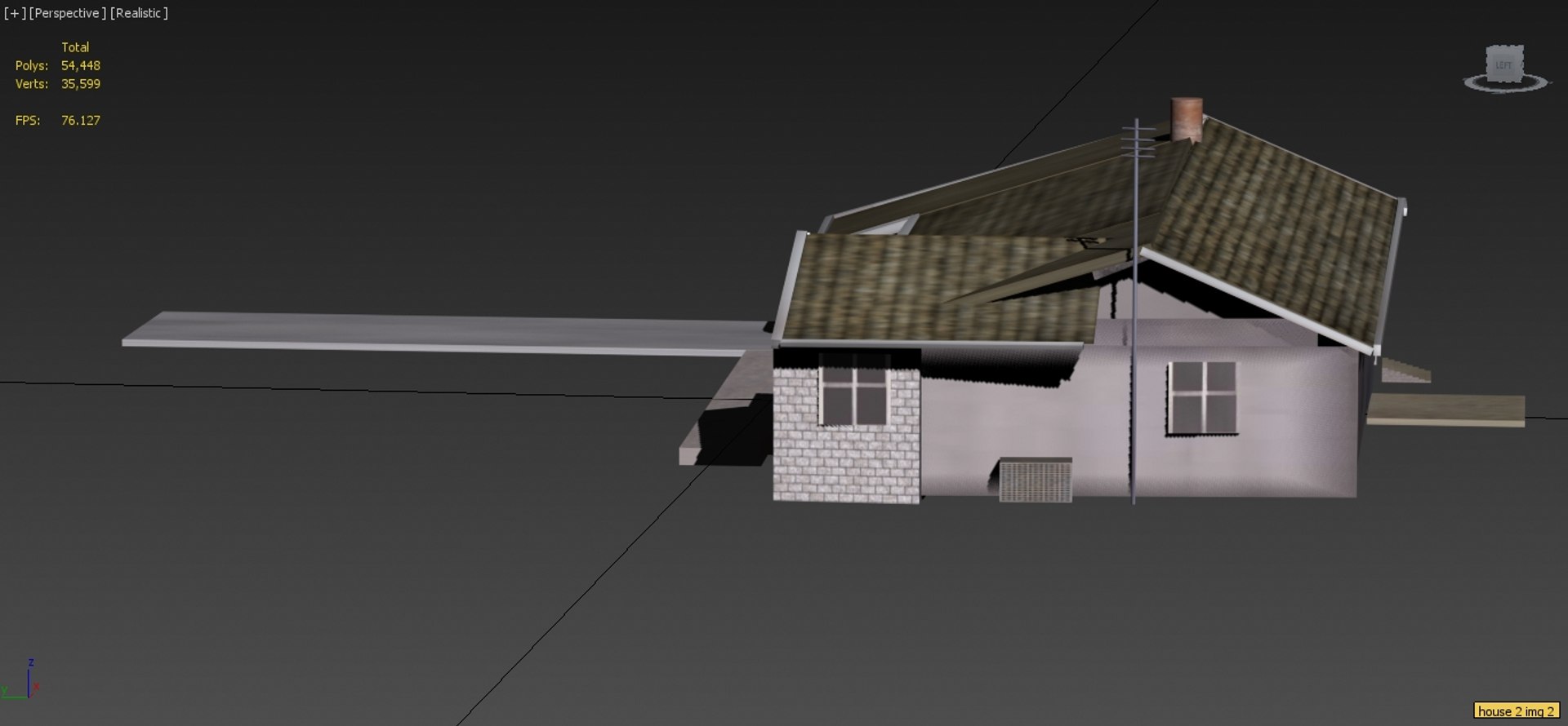 3d House Small Simple Model