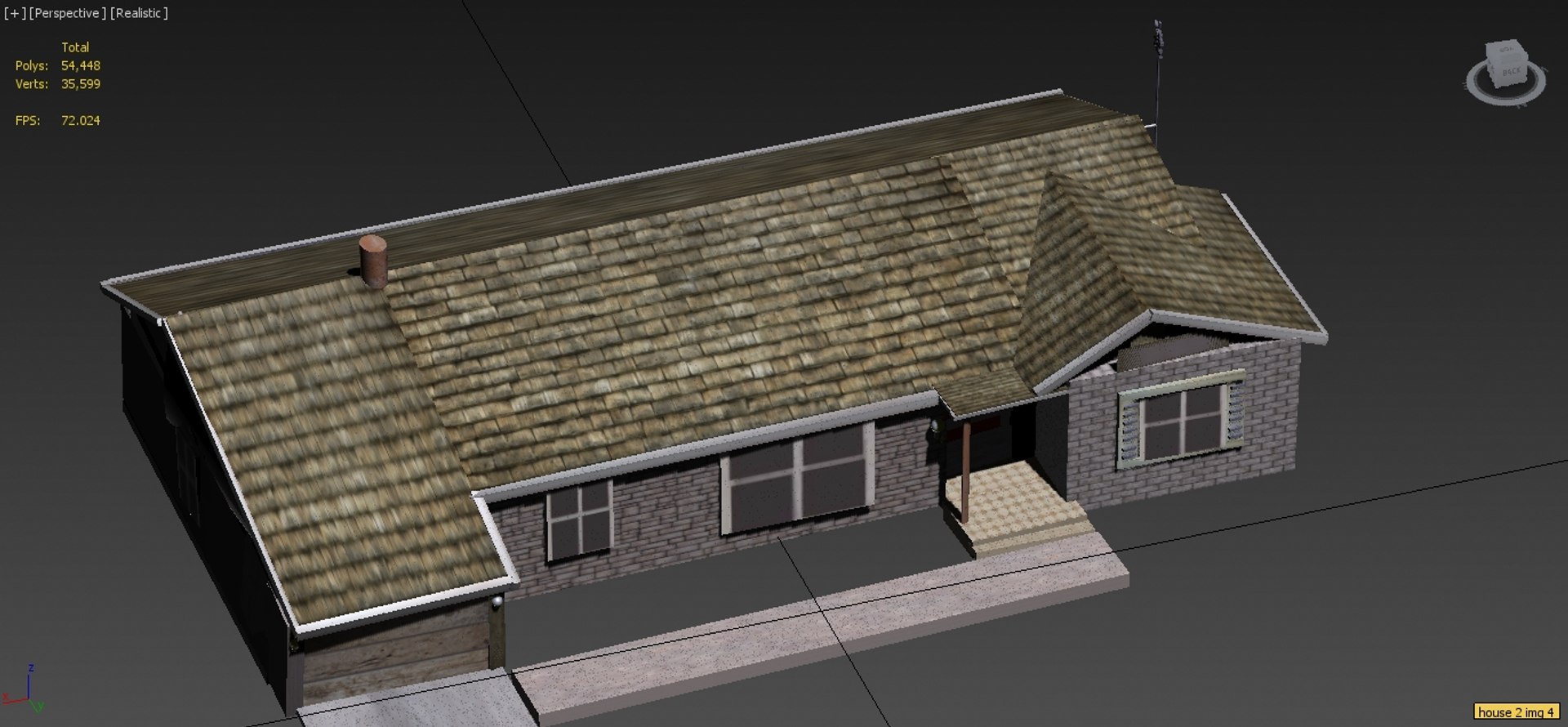 3d House Small Simple Model