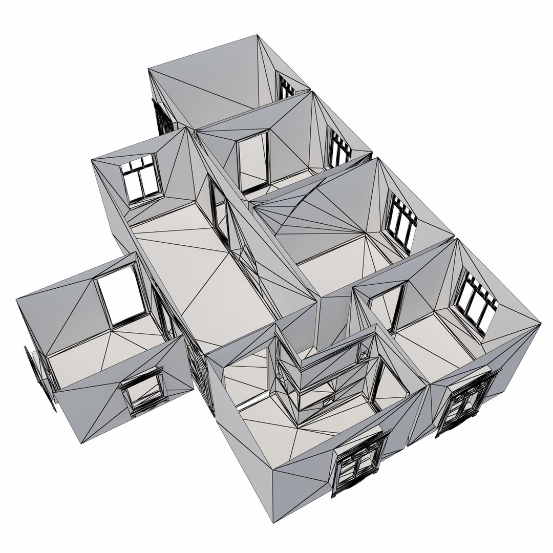 Old Wooden House Interior 3D Model - TurboSquid 1391831