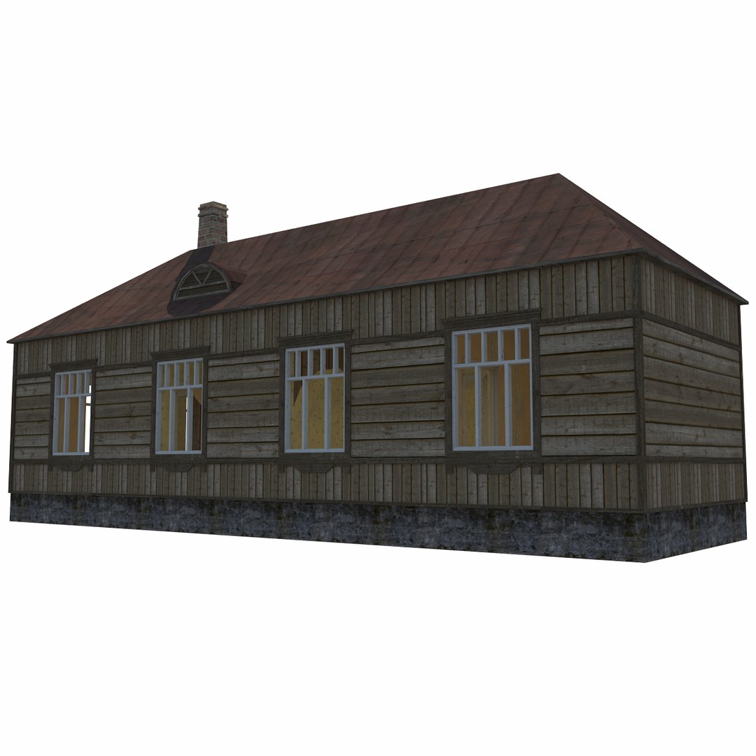Old Wooden House Interior 3D Model - TurboSquid 1391831