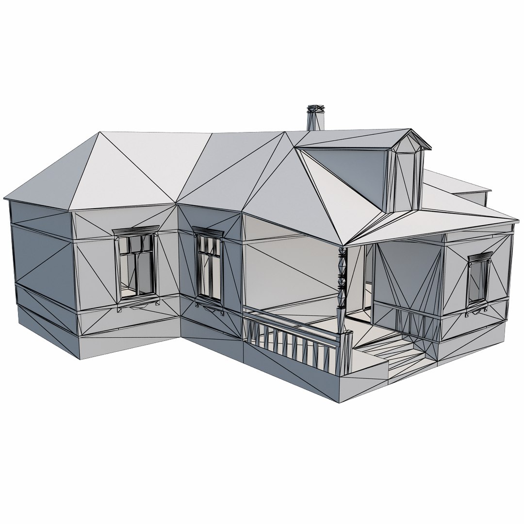 Old Wooden House Interior 3D Model - TurboSquid 1391831