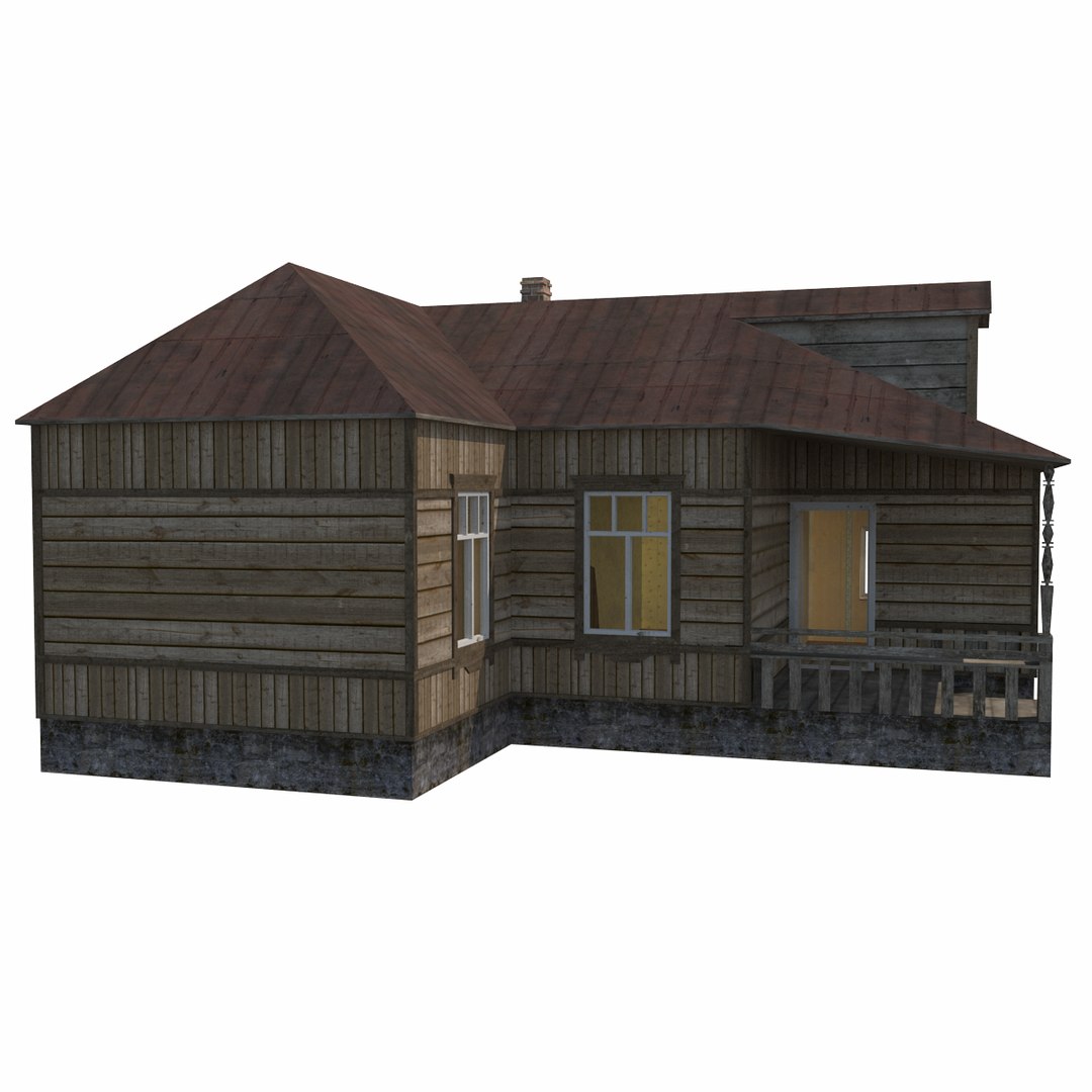 Old Wooden House Interior 3D Model - TurboSquid 1391831