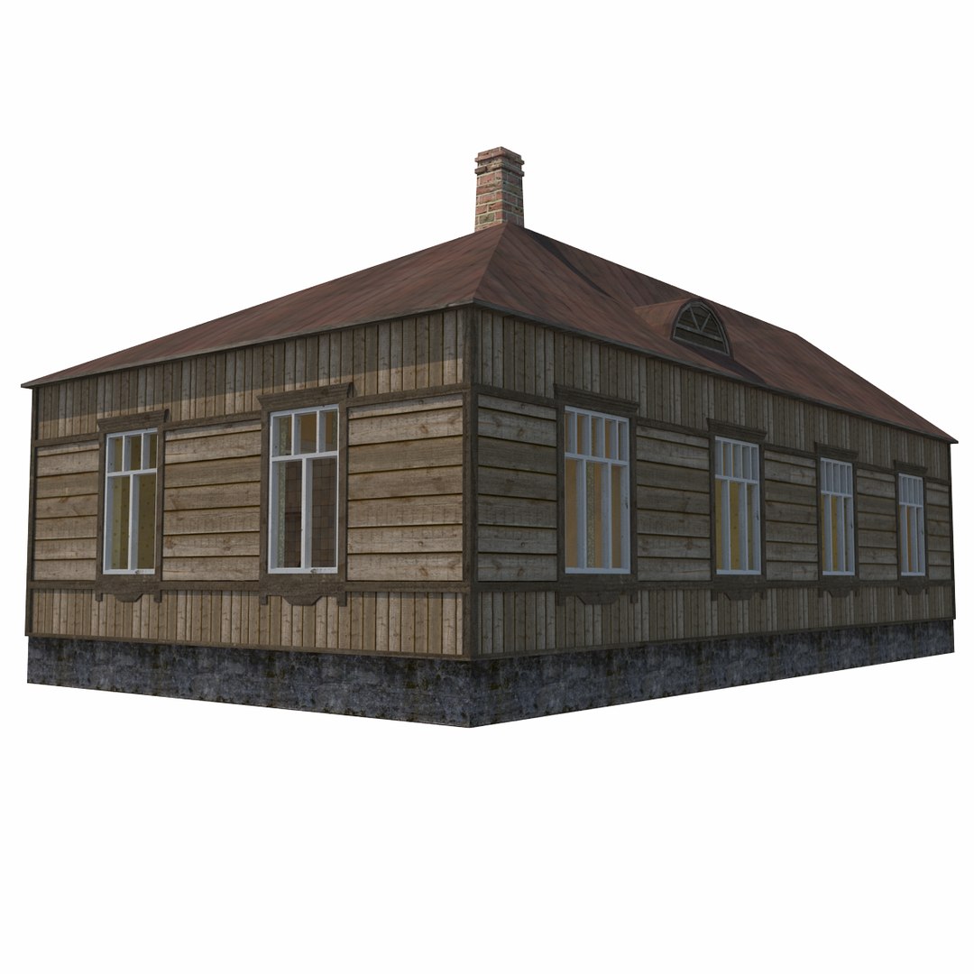 Old Wooden House Interior 3D Model - TurboSquid 1391831