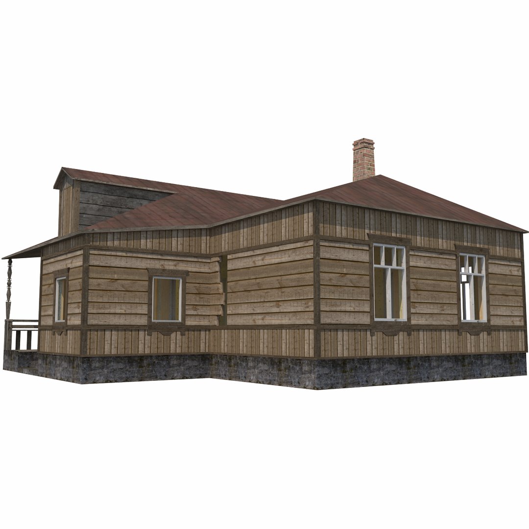 Old Wooden House Interior 3D Model - TurboSquid 1391831