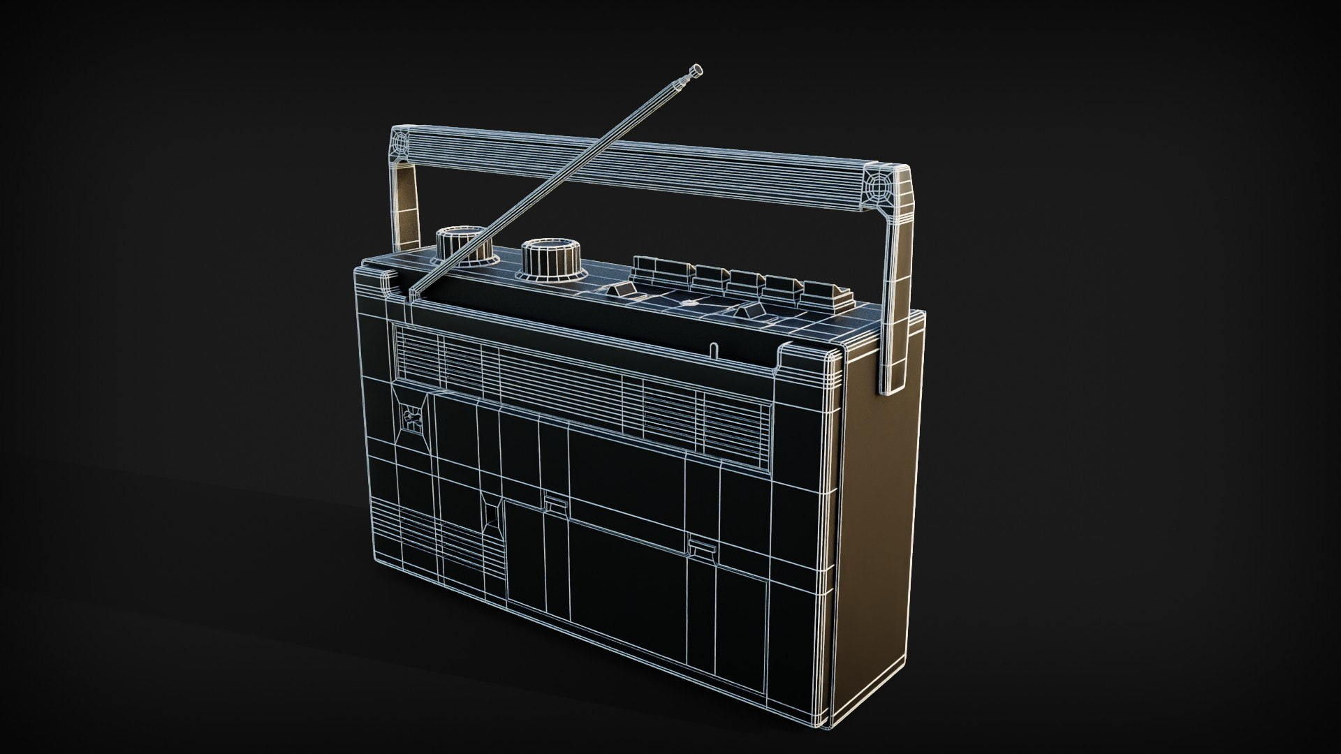 Radio Set 3D Model - TurboSquid 2087809