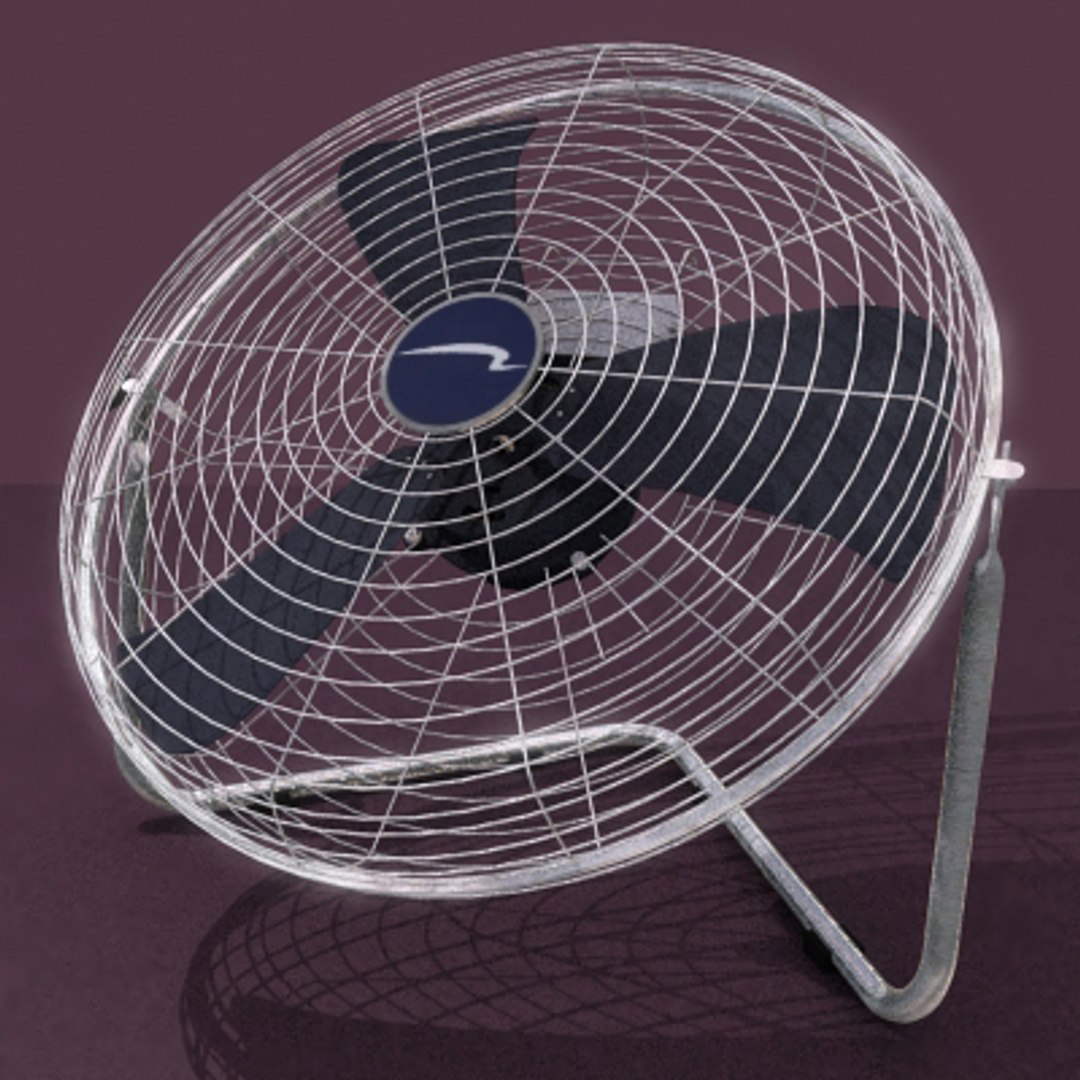 3d Model Floor-mounted Fan Mount