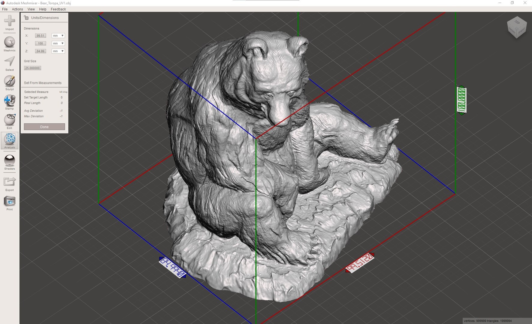 3D Printed Bear Sculpture - TurboSquid 1926172