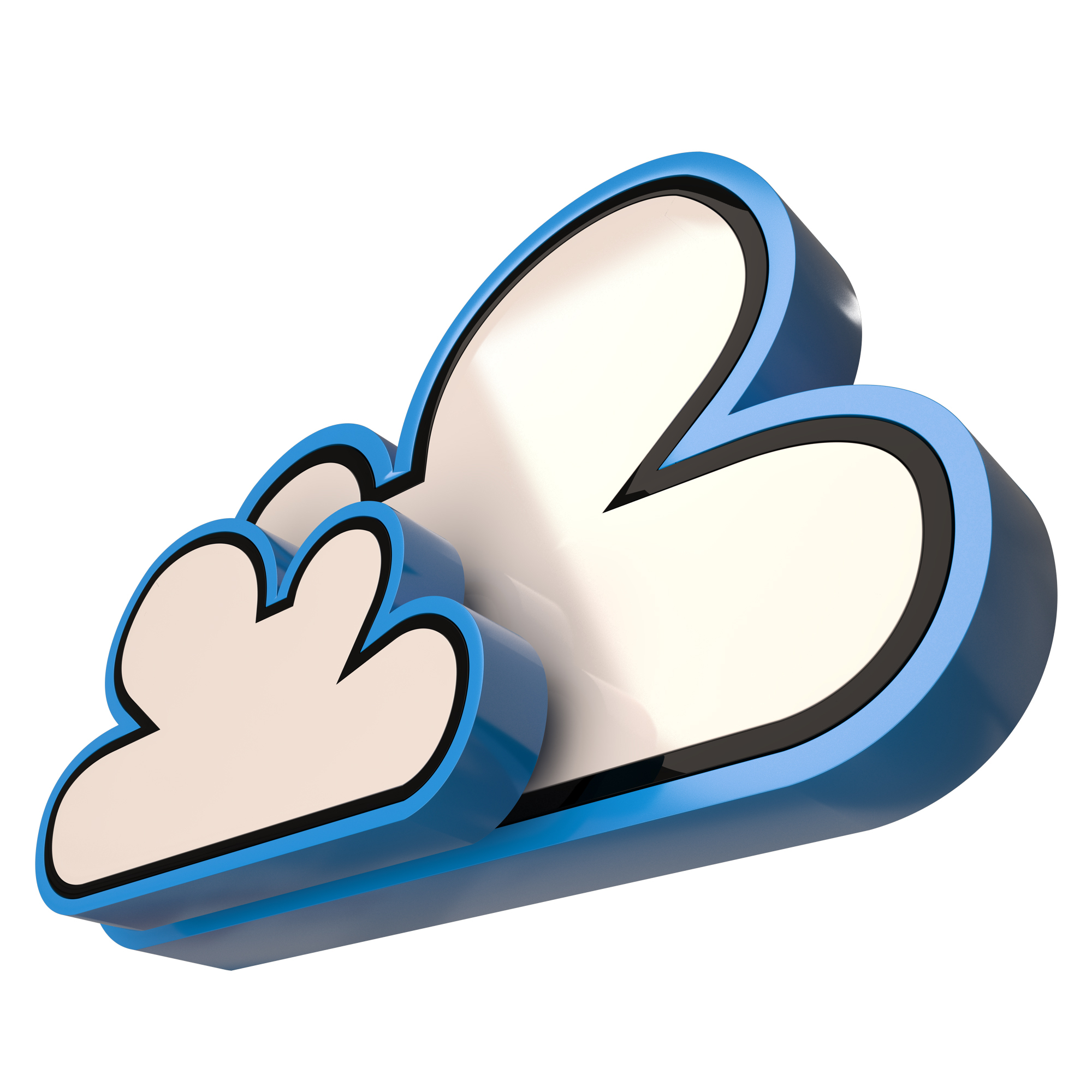Free Cloud icon 3D - TurboSquid 1856162