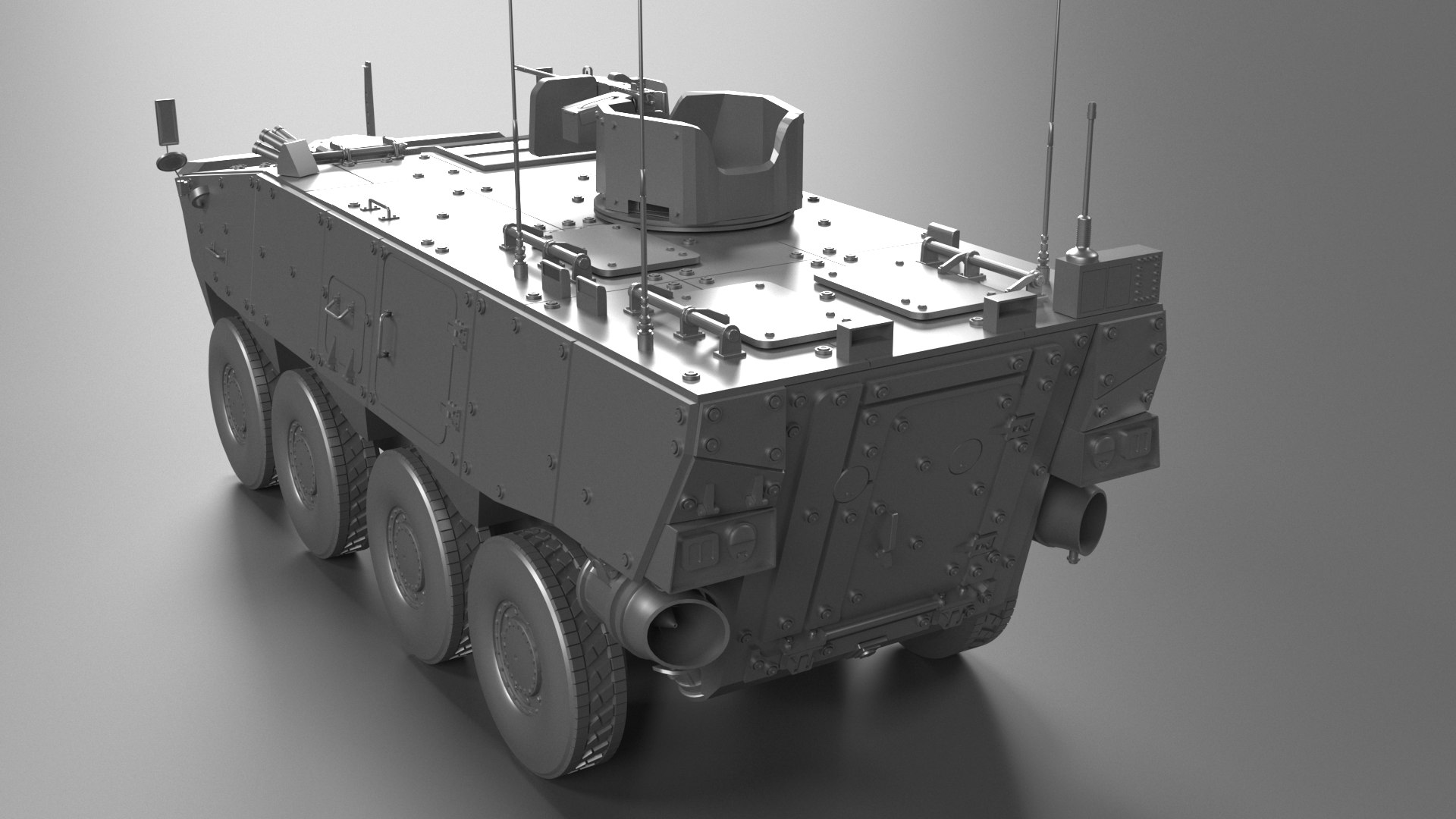 3D Model Tank K-808 - TurboSquid 1648594