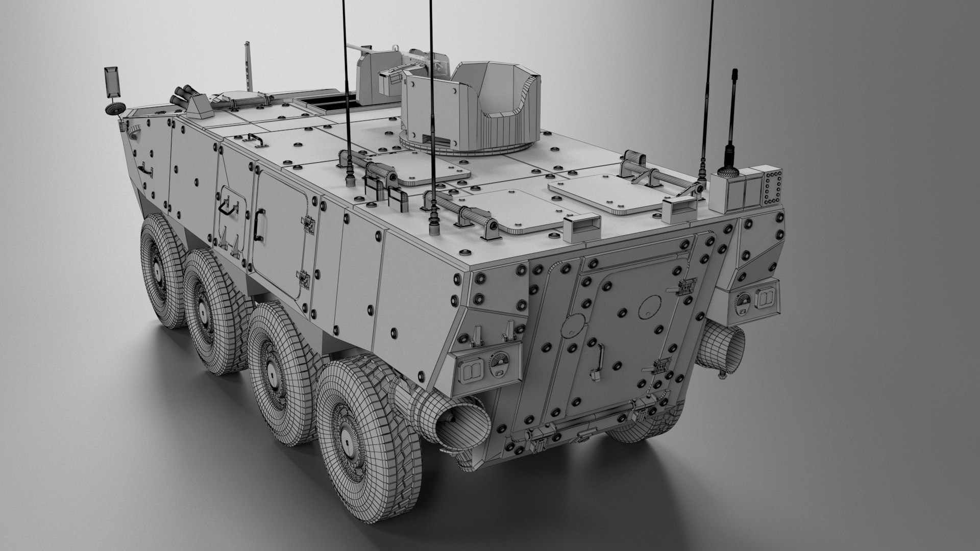 3D Model Tank K-808 - TurboSquid 1648594