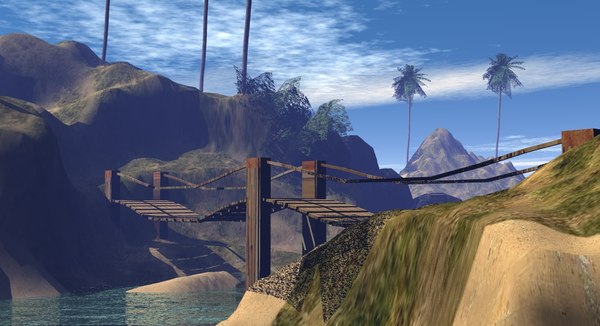 free island 3d model