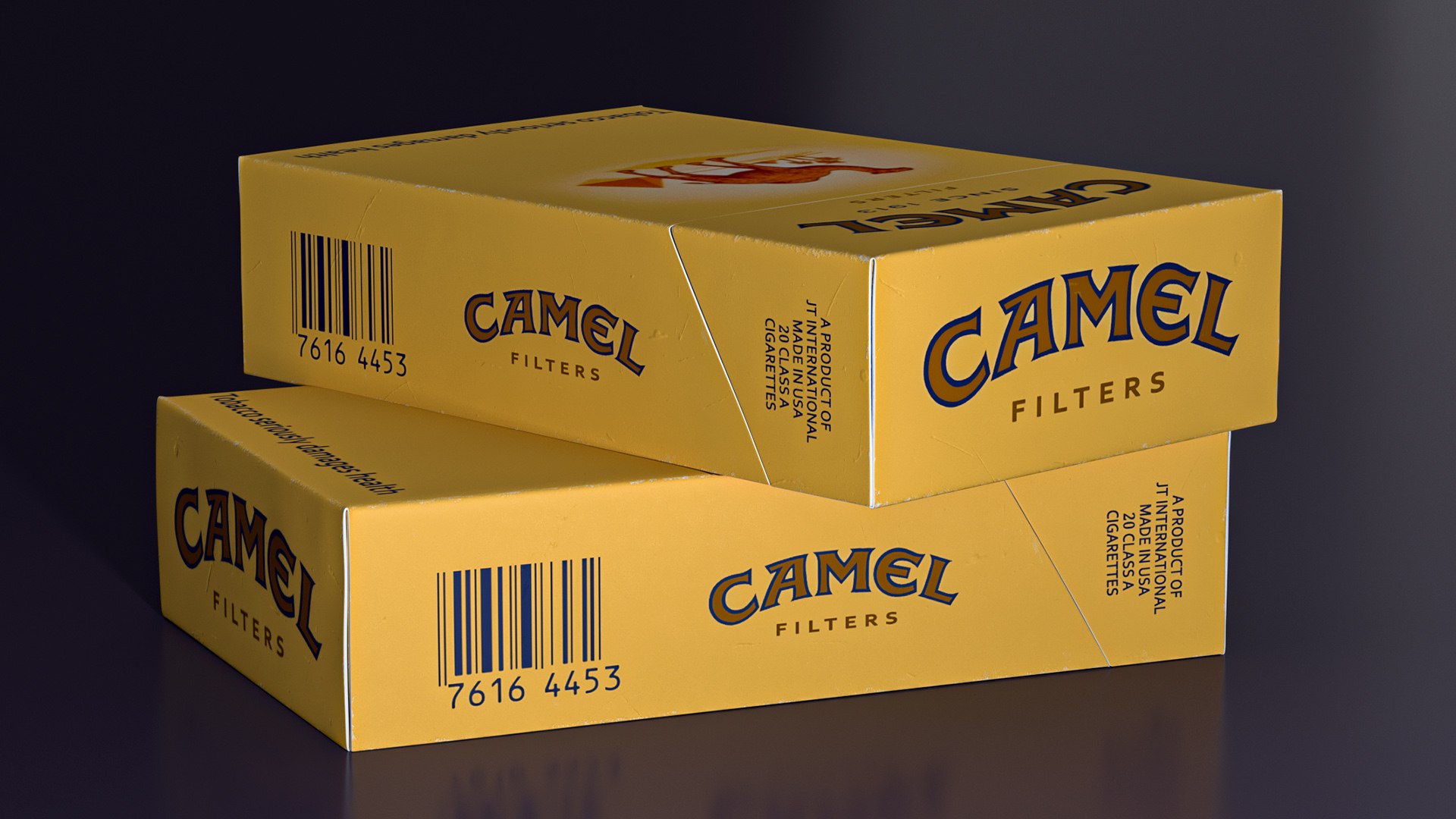 Camel Cigarette Pack 3D Model - TurboSquid 2320613