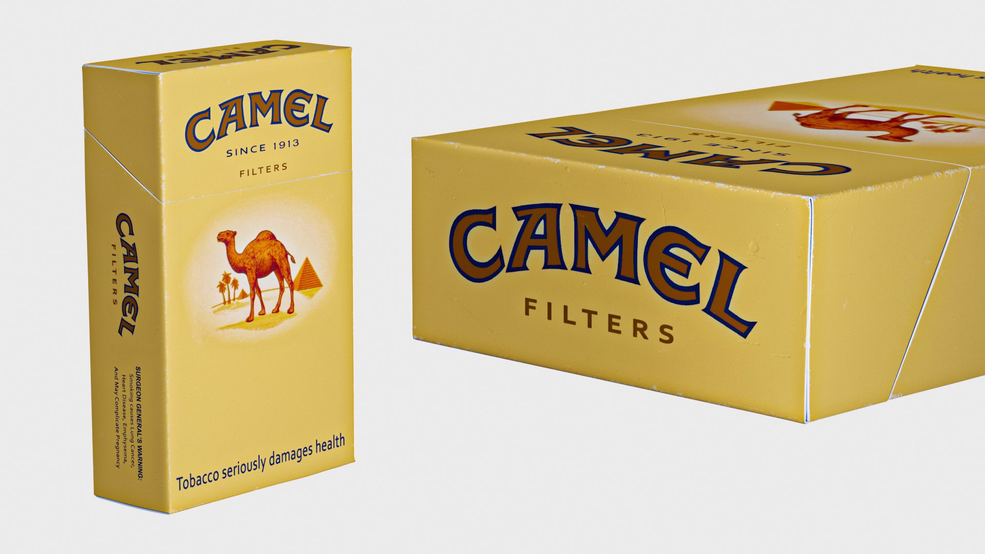 Camel Cigarette Pack 3D Model - TurboSquid 2320613