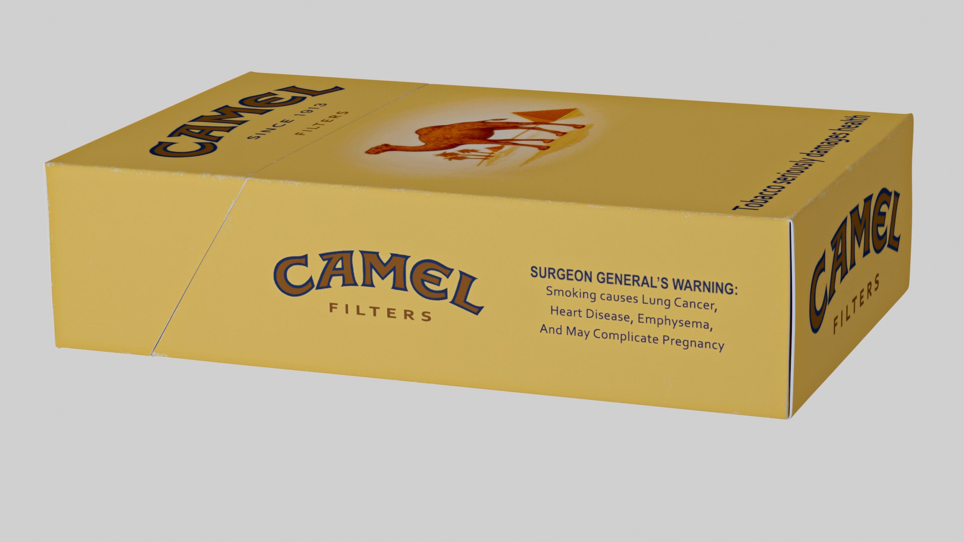 Camel Cigarette Pack 3D Model - TurboSquid 2320613