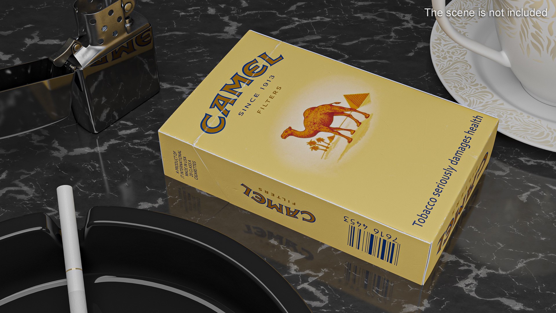 Camel Cigarette Pack 3D Model - TurboSquid 2320613