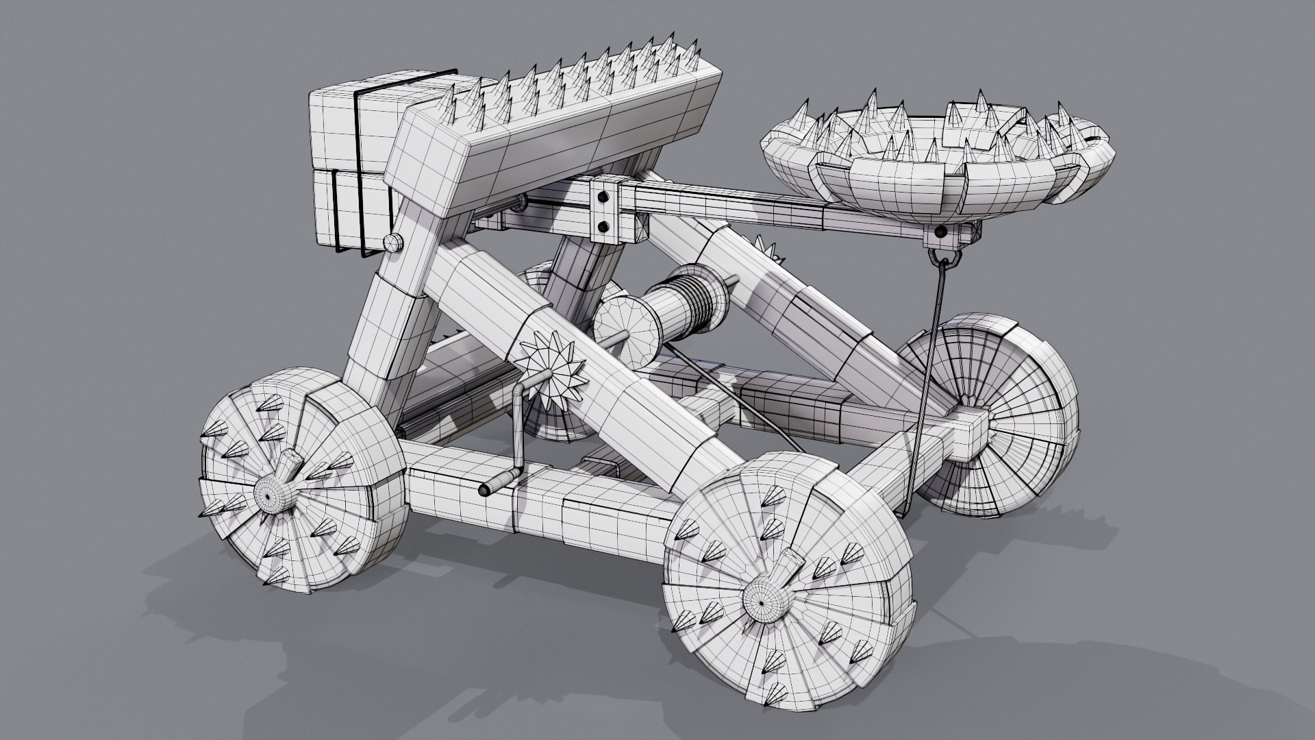 Catapult 3D model - TurboSquid 2180861