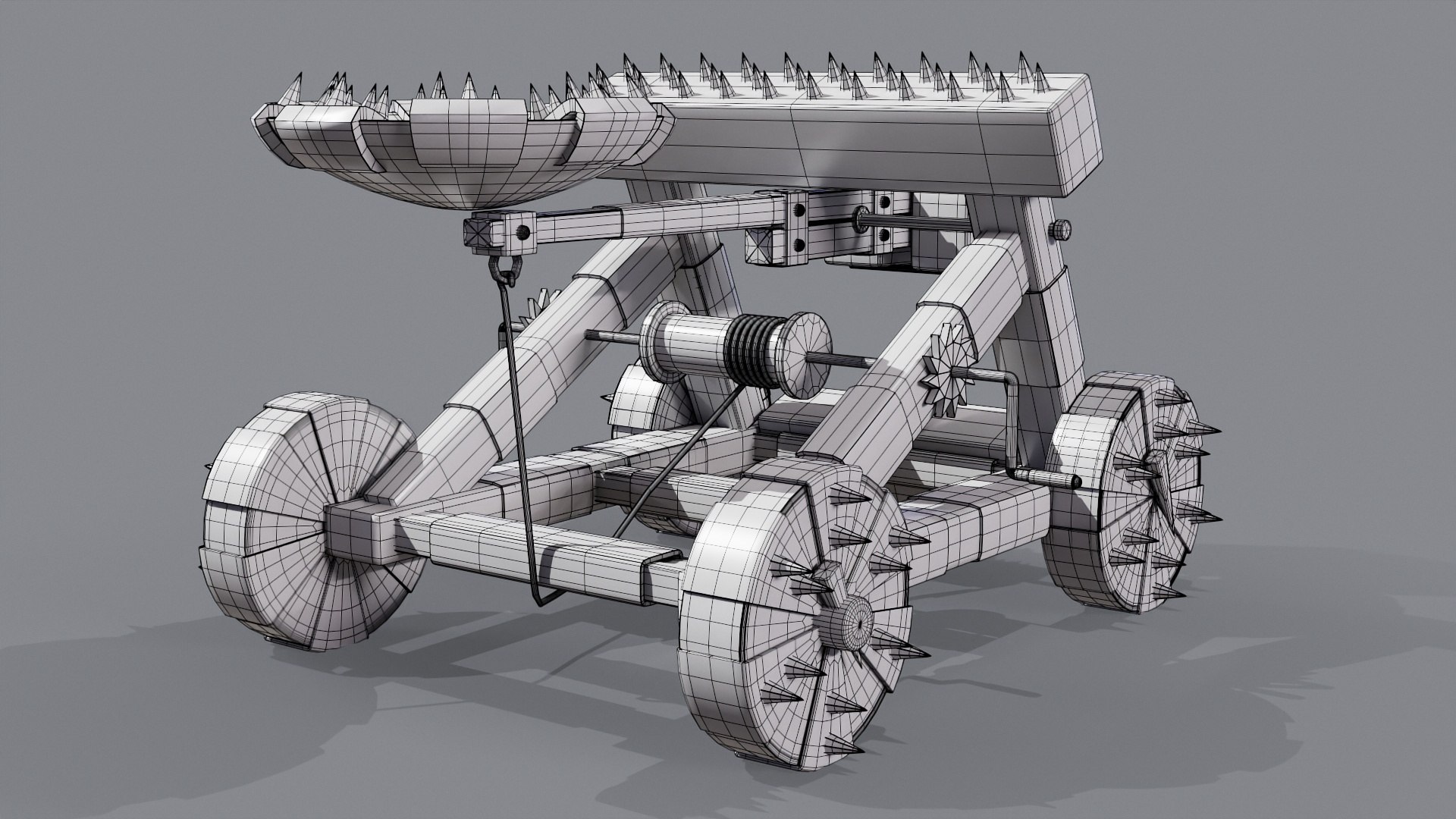 Catapult 3D model - TurboSquid 2180861