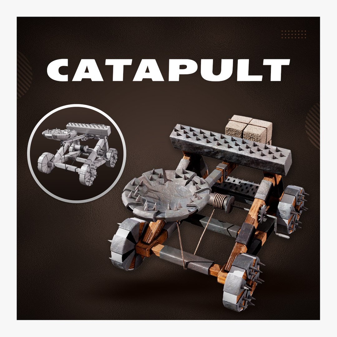 Catapult 3D model - TurboSquid 2180861
