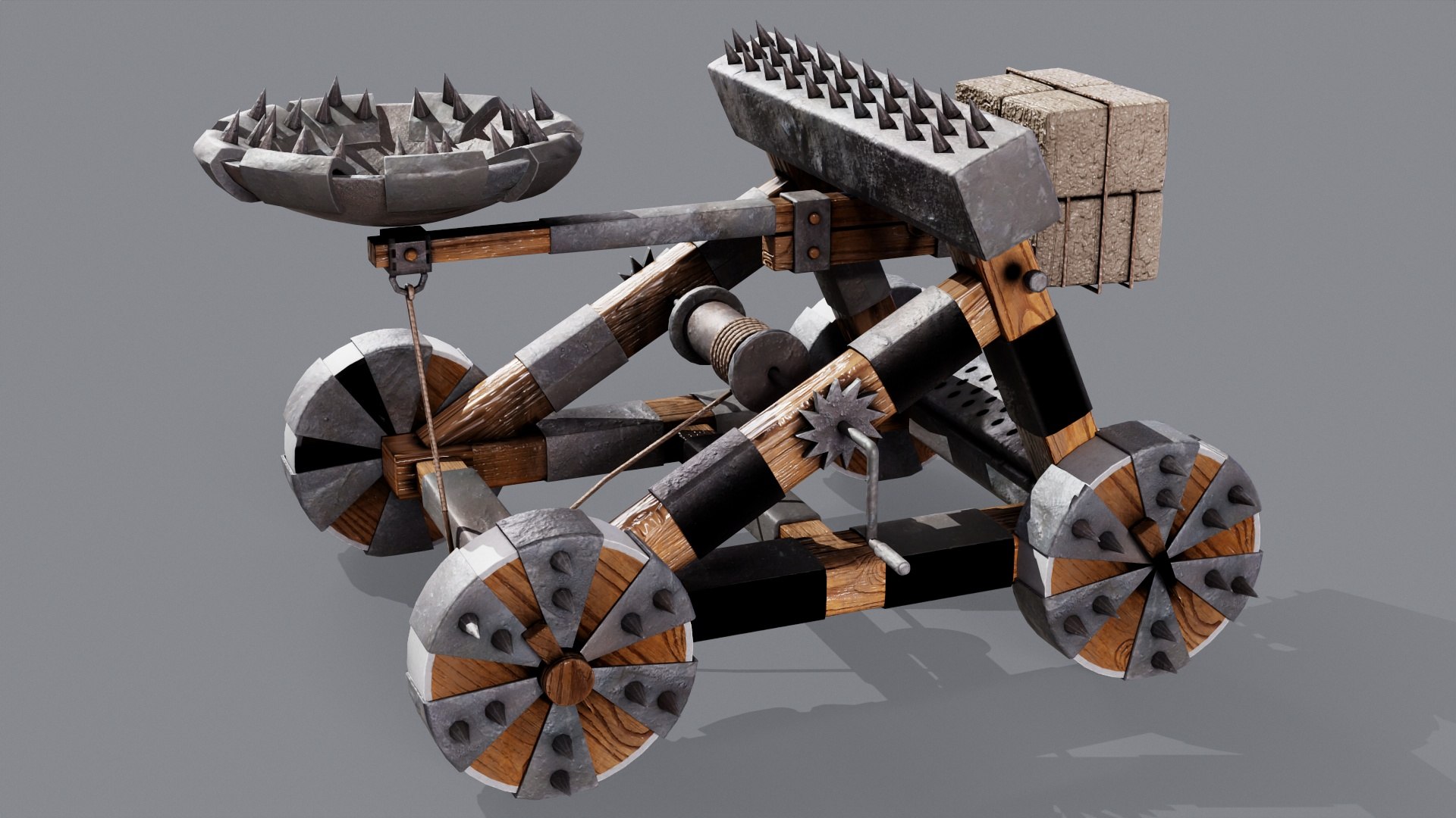 Catapult 3D model - TurboSquid 2180861