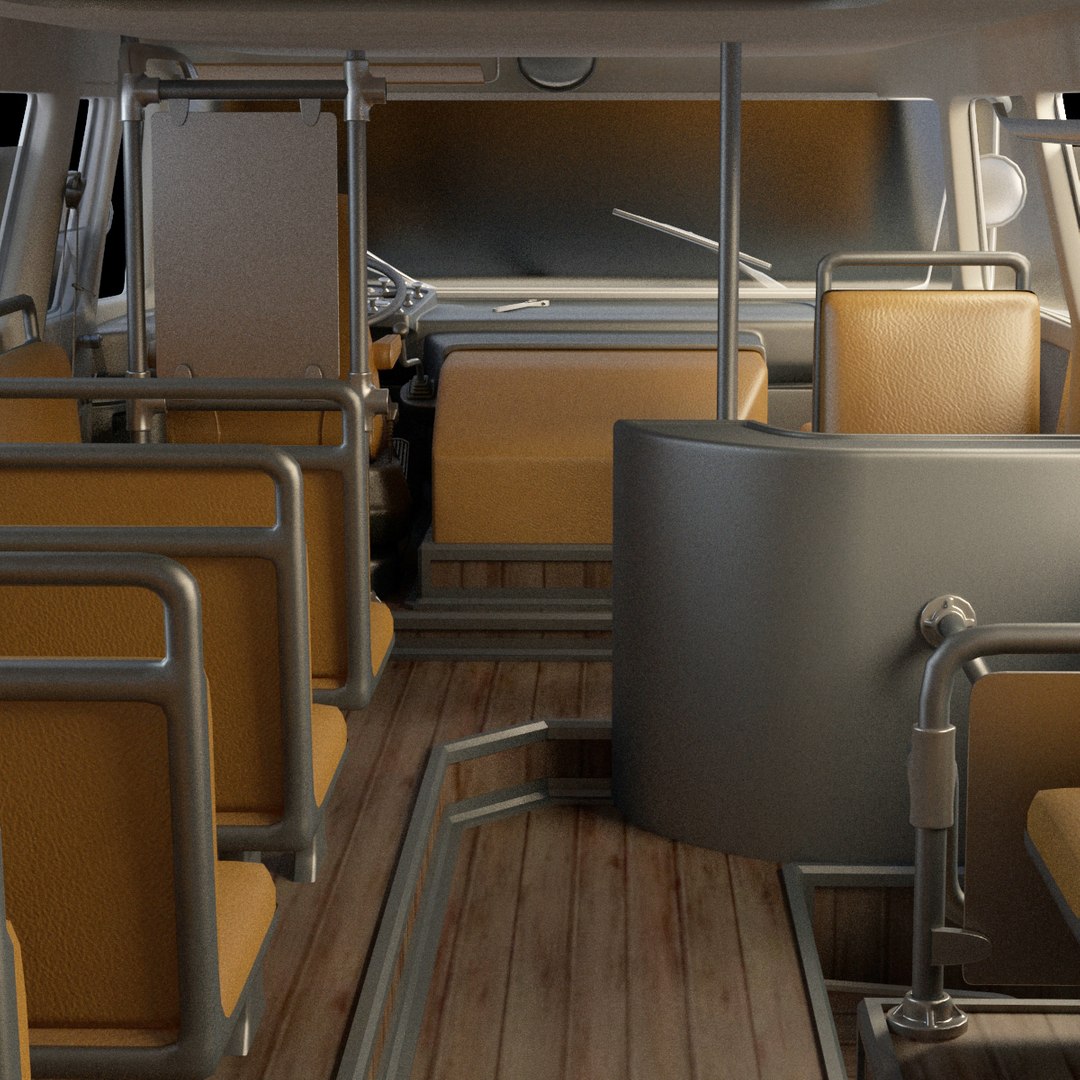 3D Cartoon Bus Car - TurboSquid 1393276