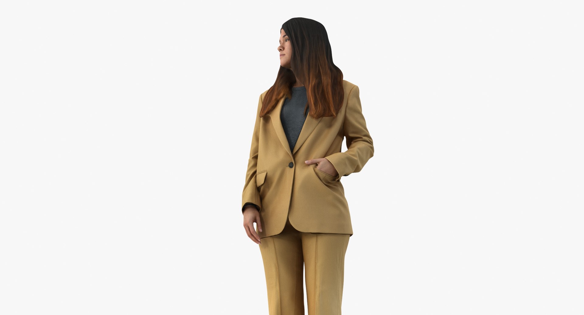 3D model Katelynn Business Idle 02 - TurboSquid 2105741