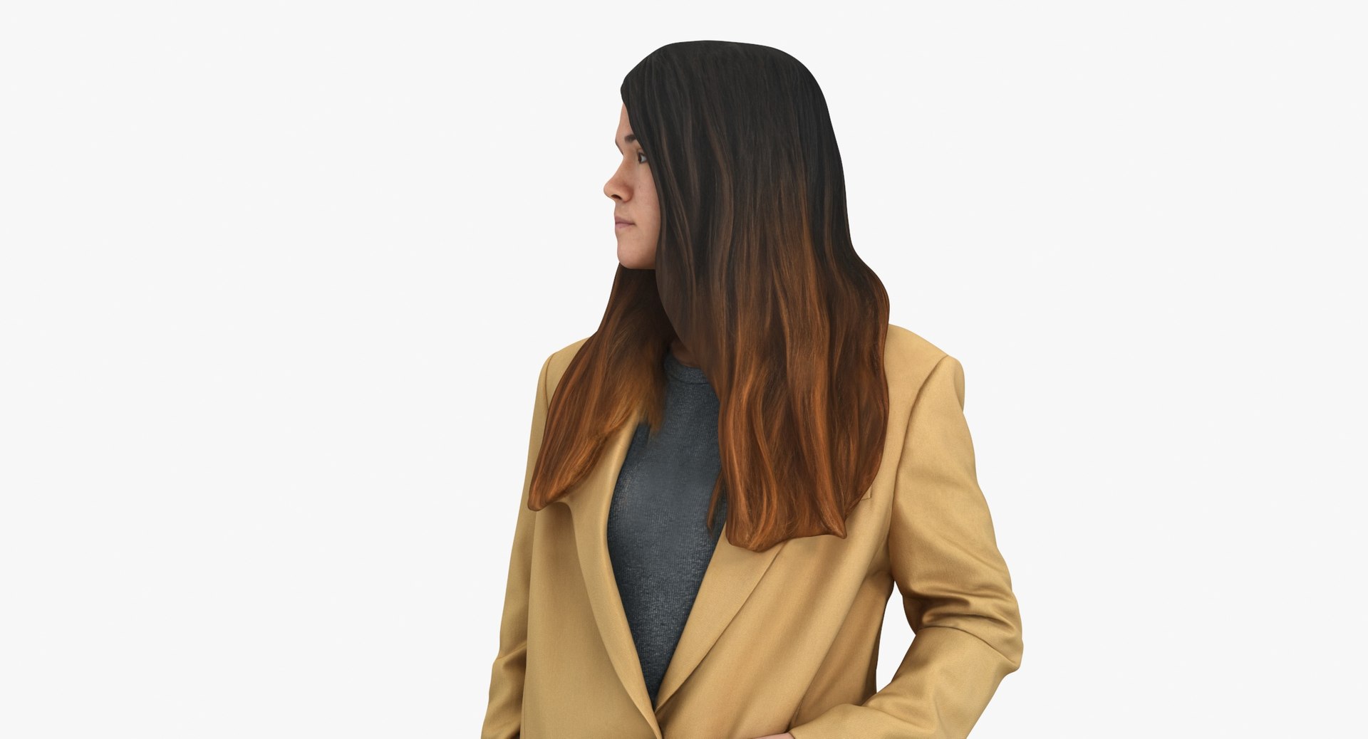 3D model Katelynn Business Idle 02 - TurboSquid 2105741