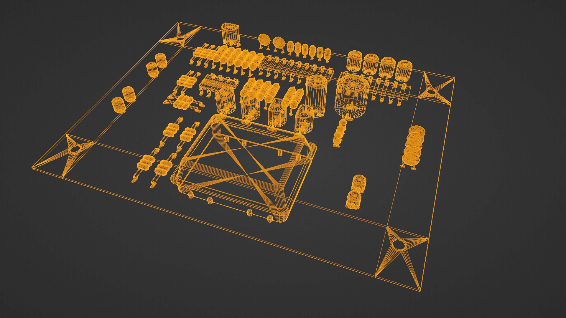 Electronic Components Pcb 3ds