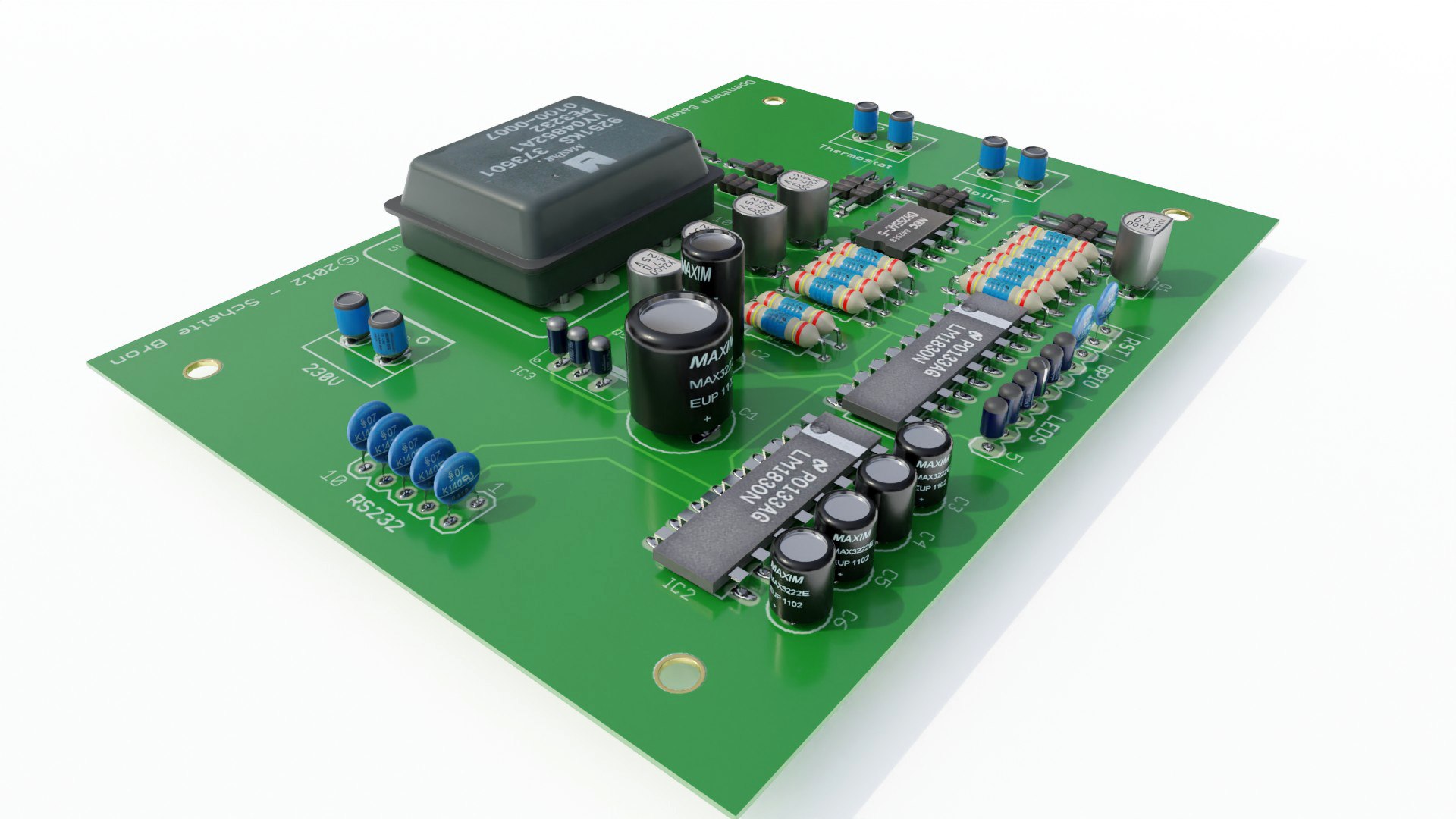 Electronic Components Pcb 3ds