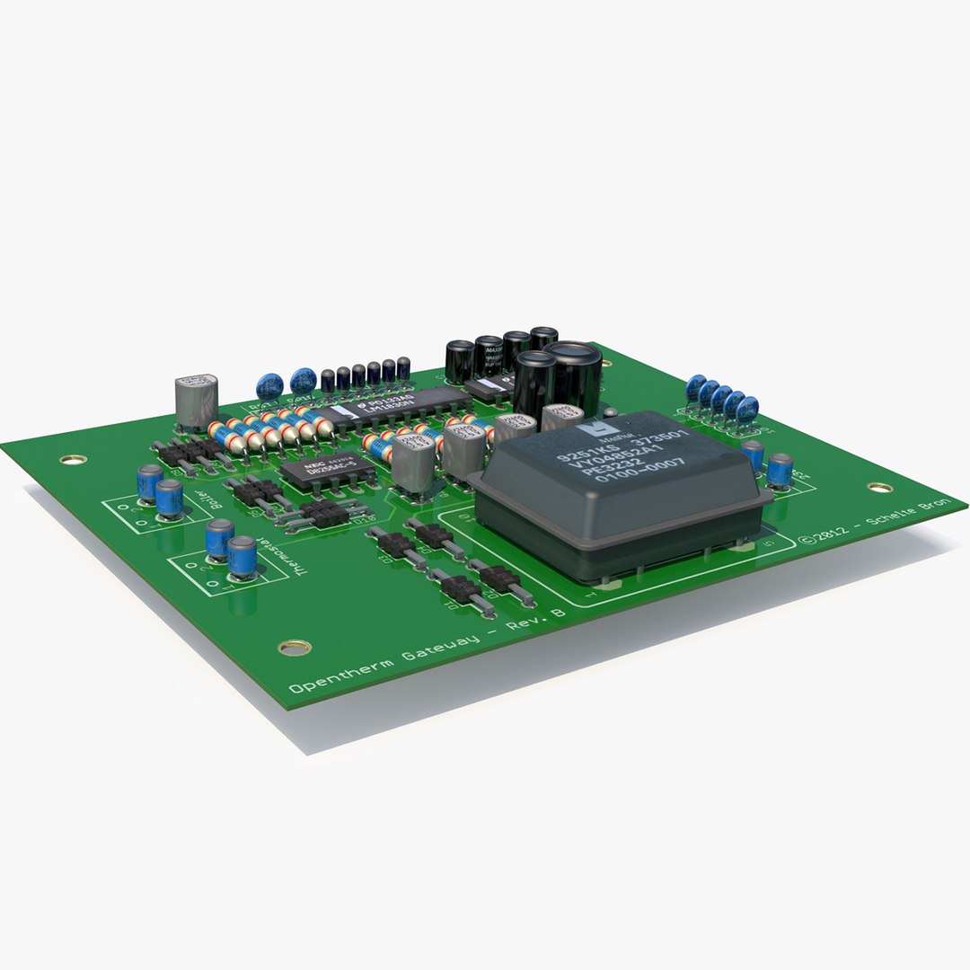 Electronic Components Pcb 3ds