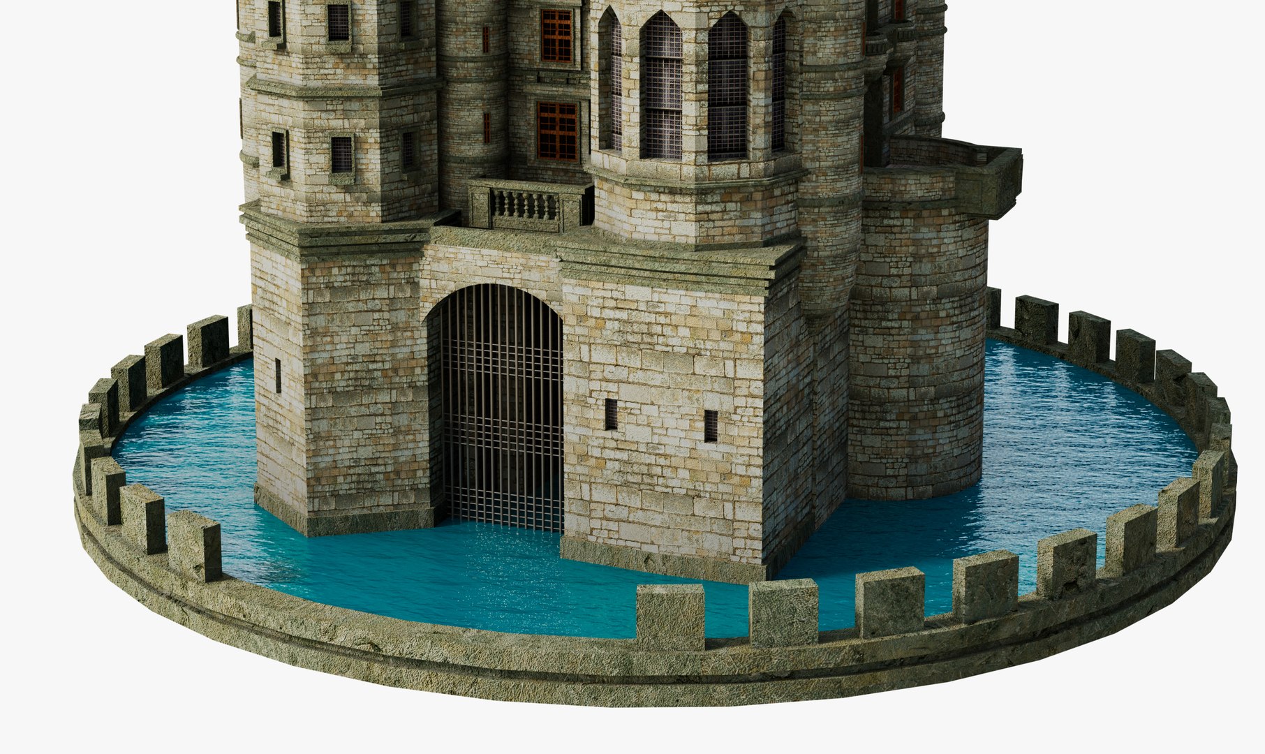Fantasy Castle Building 3D Model - TurboSquid 2133003