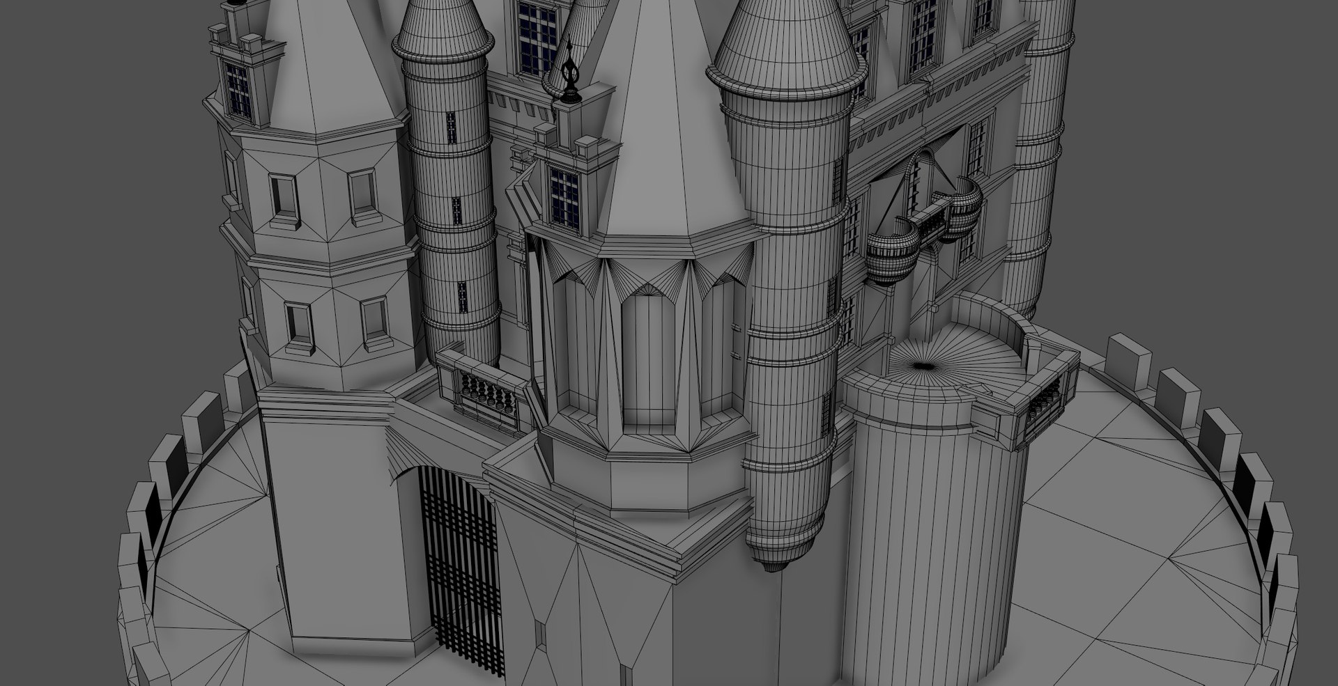 Fantasy Castle Building 3D Model - TurboSquid 2133003