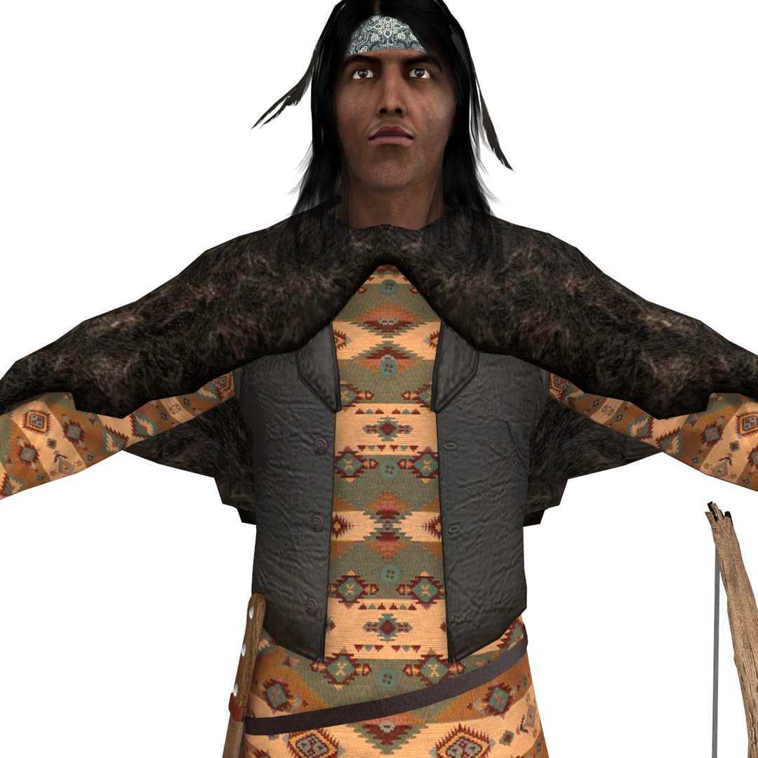 3D Native American Model - TurboSquid 1271867