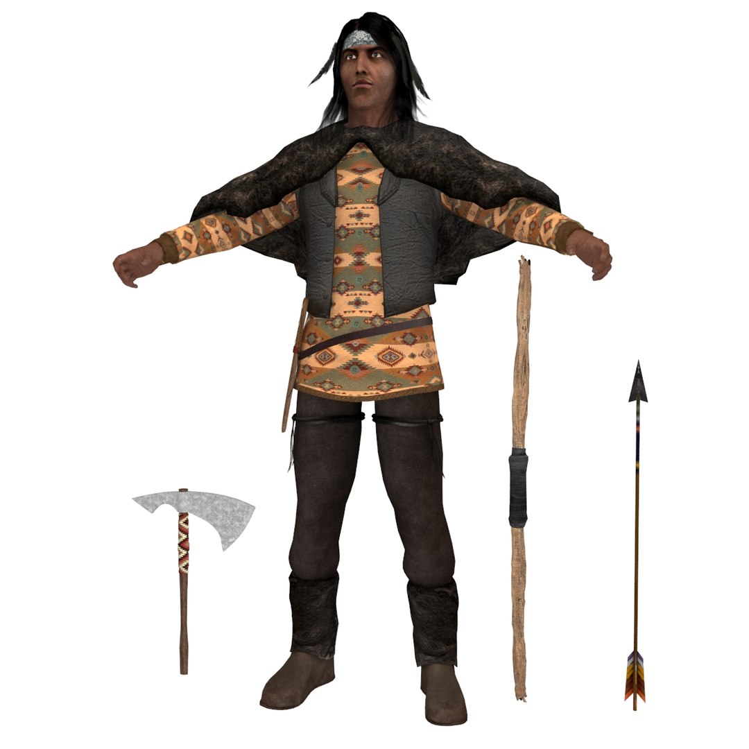 3D Native American Model - TurboSquid 1271867