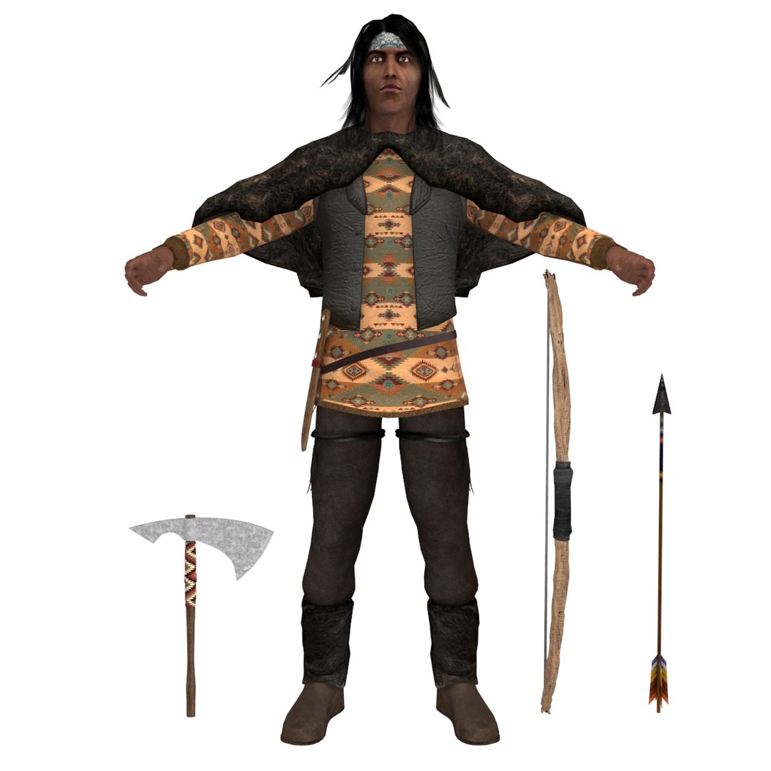 3D Native American Model - TurboSquid 1271867