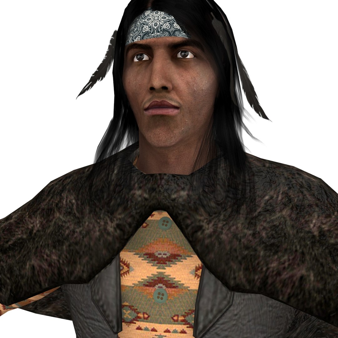 3D Native American Model - TurboSquid 1271867