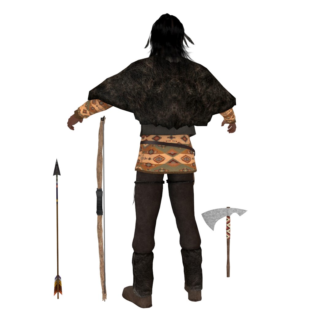 3D Native American Model - TurboSquid 1271867