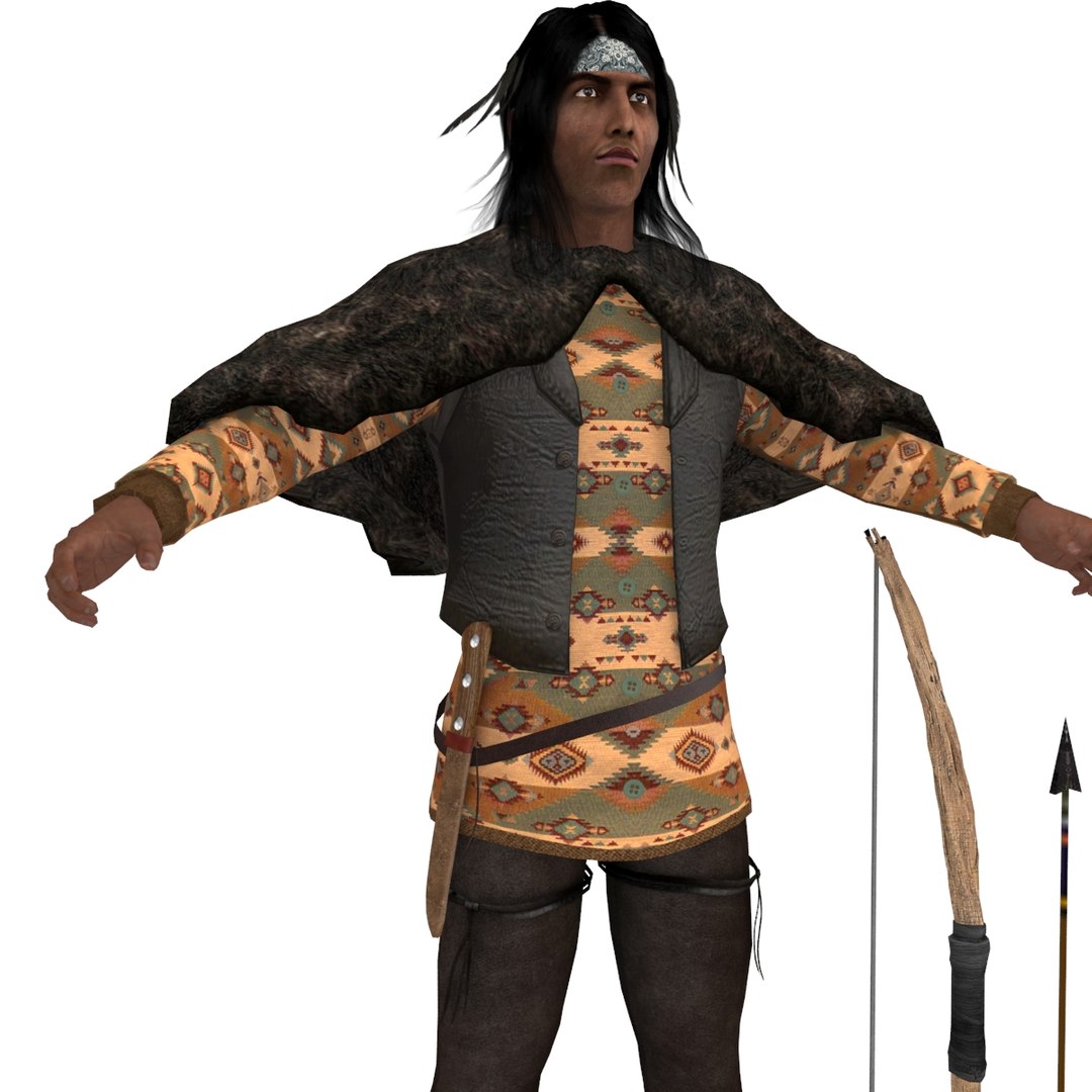 3D Native American Model - TurboSquid 1271867