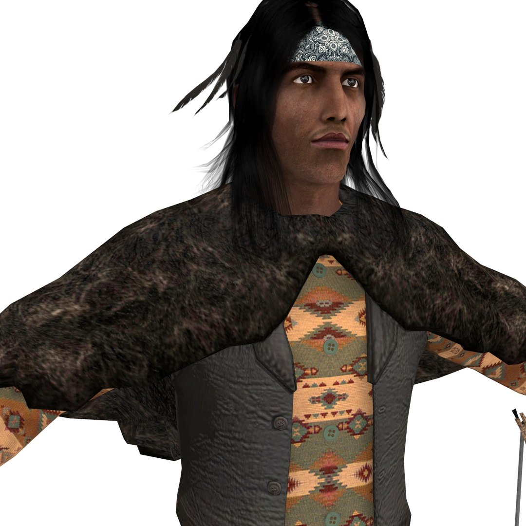3D Native American Model - TurboSquid 1271867