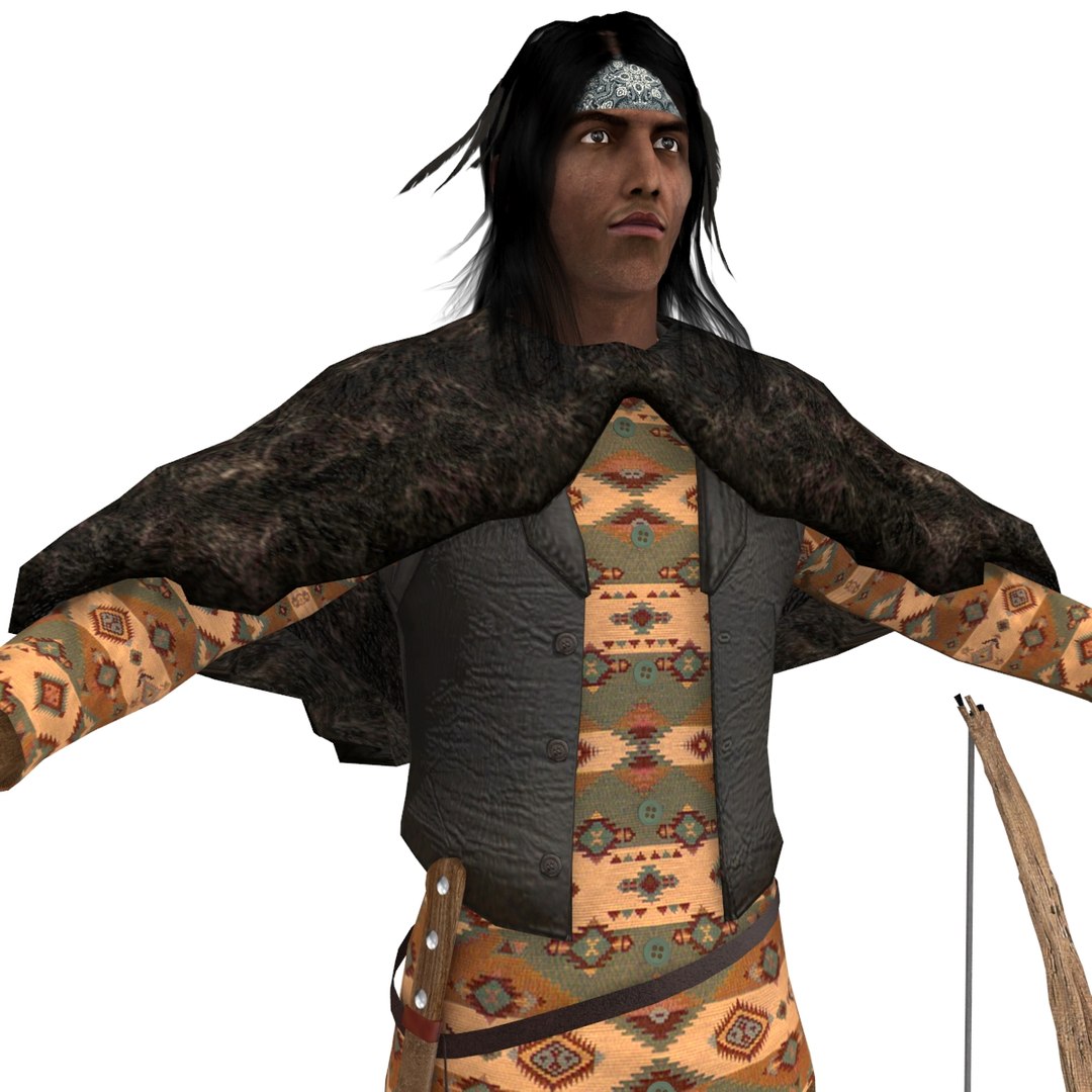 3D Native American Model - TurboSquid 1271867
