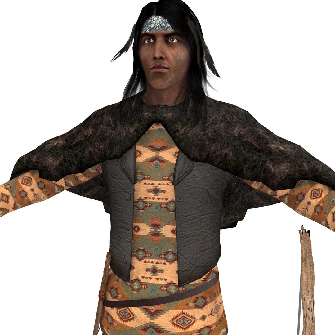 3D Native American Model - TurboSquid 1271867