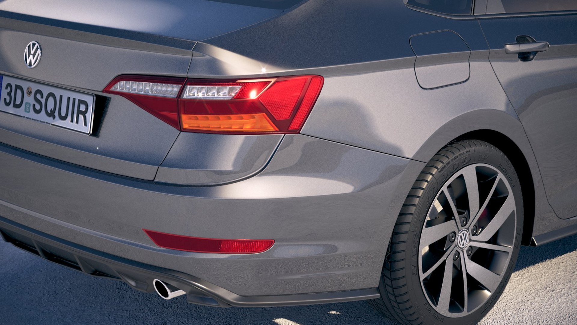 Volkswagen Jetta Gli 3D Model - TurboSquid 1378927