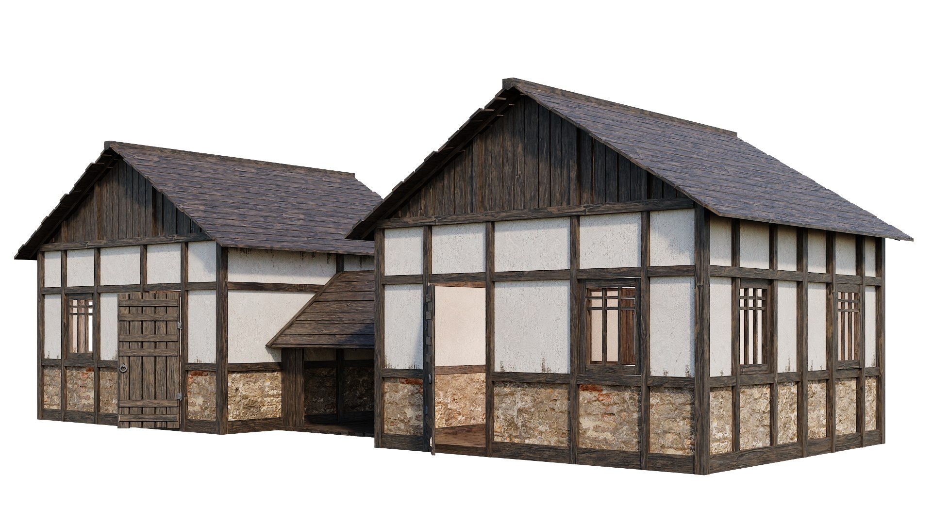 3D Medieval Village Asset 15- 4K Textures Game Ready - TurboSquid 2094484