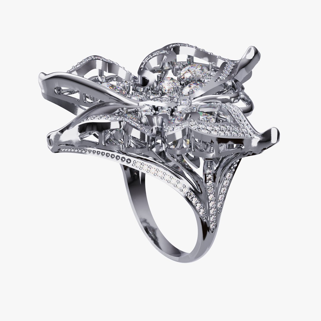3D Butterfly Ring Model - TurboSquid 1947726